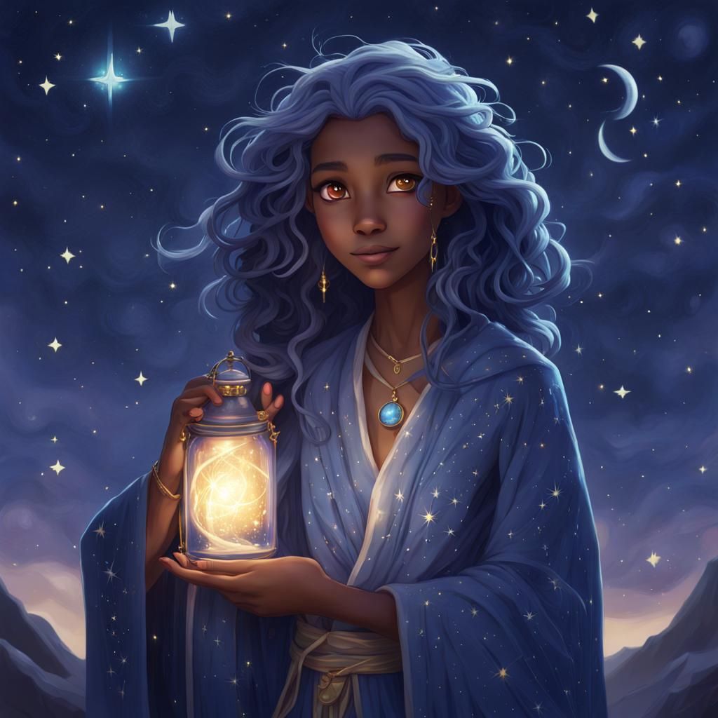 Luna Starlight - AI Generated Artwork - NightCafe Creator