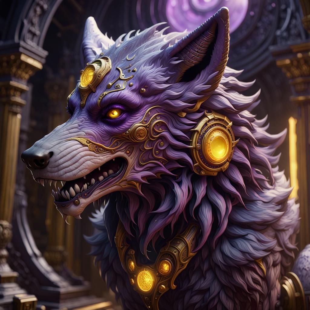 alien wolf - AI Generated Artwork - NightCafe Creator
