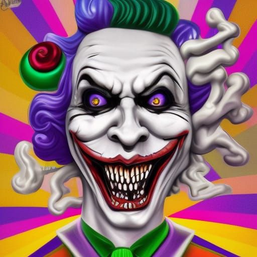 Gothic joker - AI Generated Artwork - NightCafe Creator