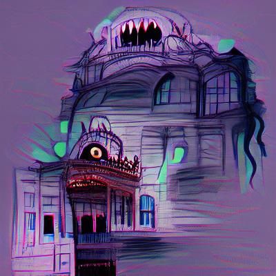 Haunted opera house - AI Generated Artwork - NightCafe Creator