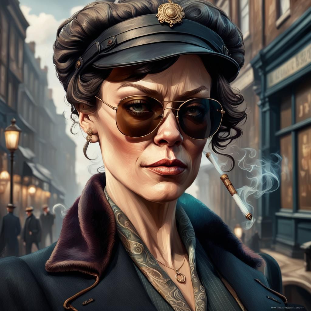 Polly Gray, Peaky Blinders - AI Generated Artwork - NightCafe Creator