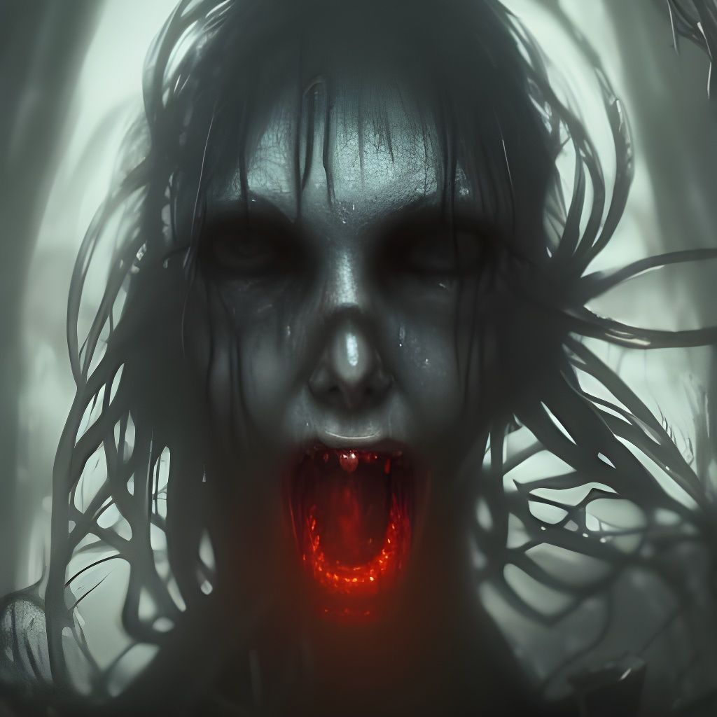 Ghostly Howl - AI Generated Artwork - NightCafe Creator