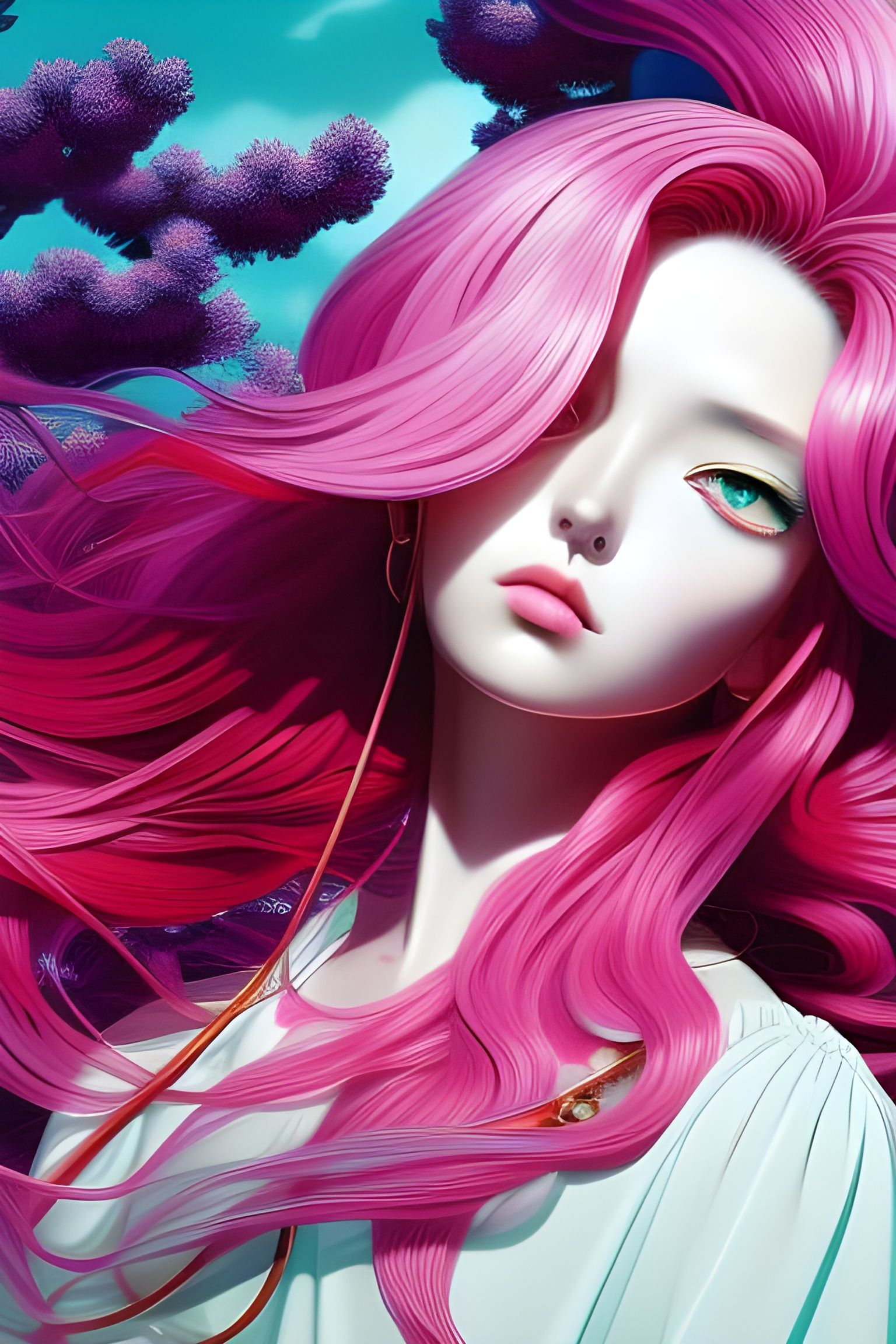 Pink Beauty - AI Generated Artwork - NightCafe Creator