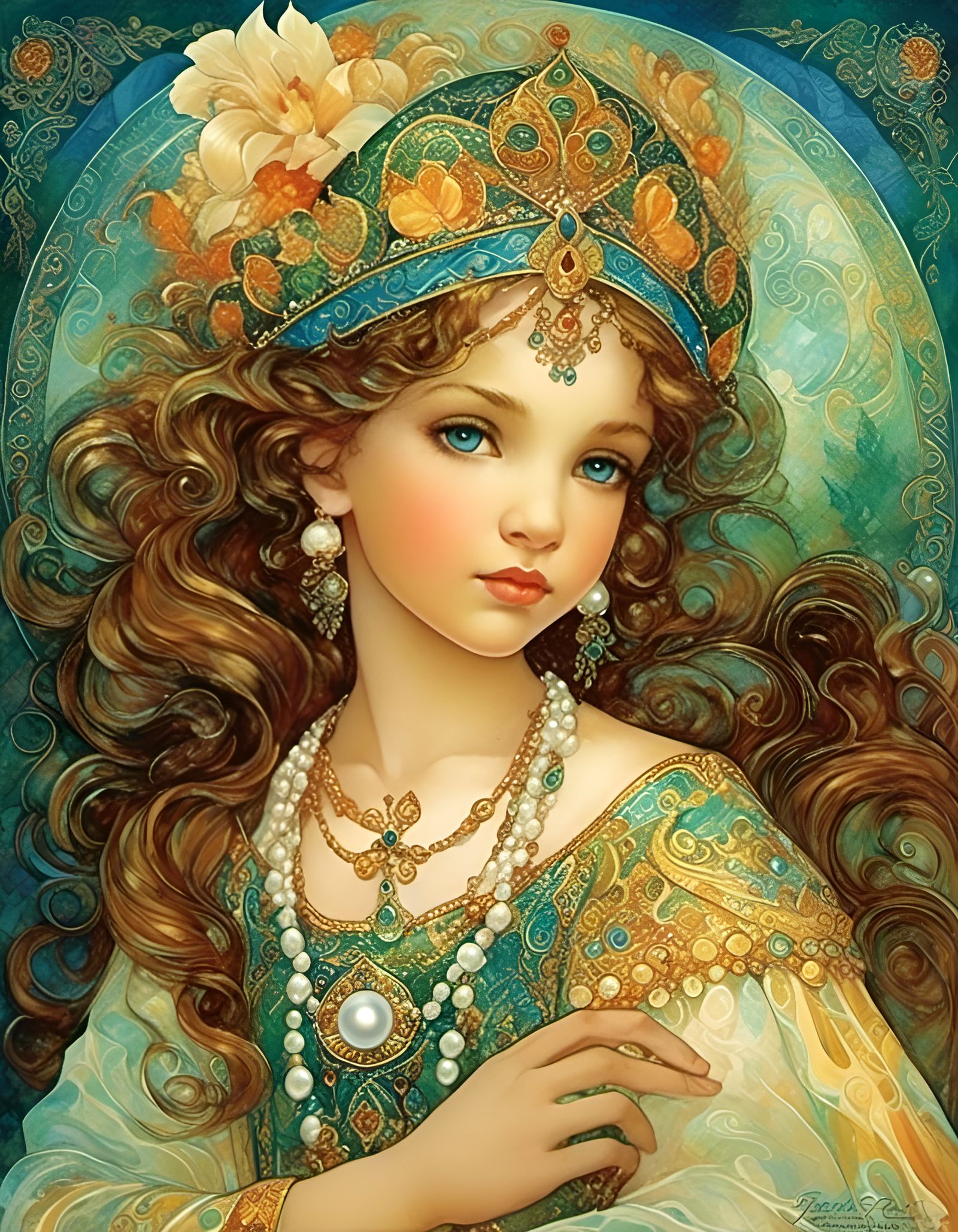 Russian Princess - AI Generated Artwork - NightCafe Creator