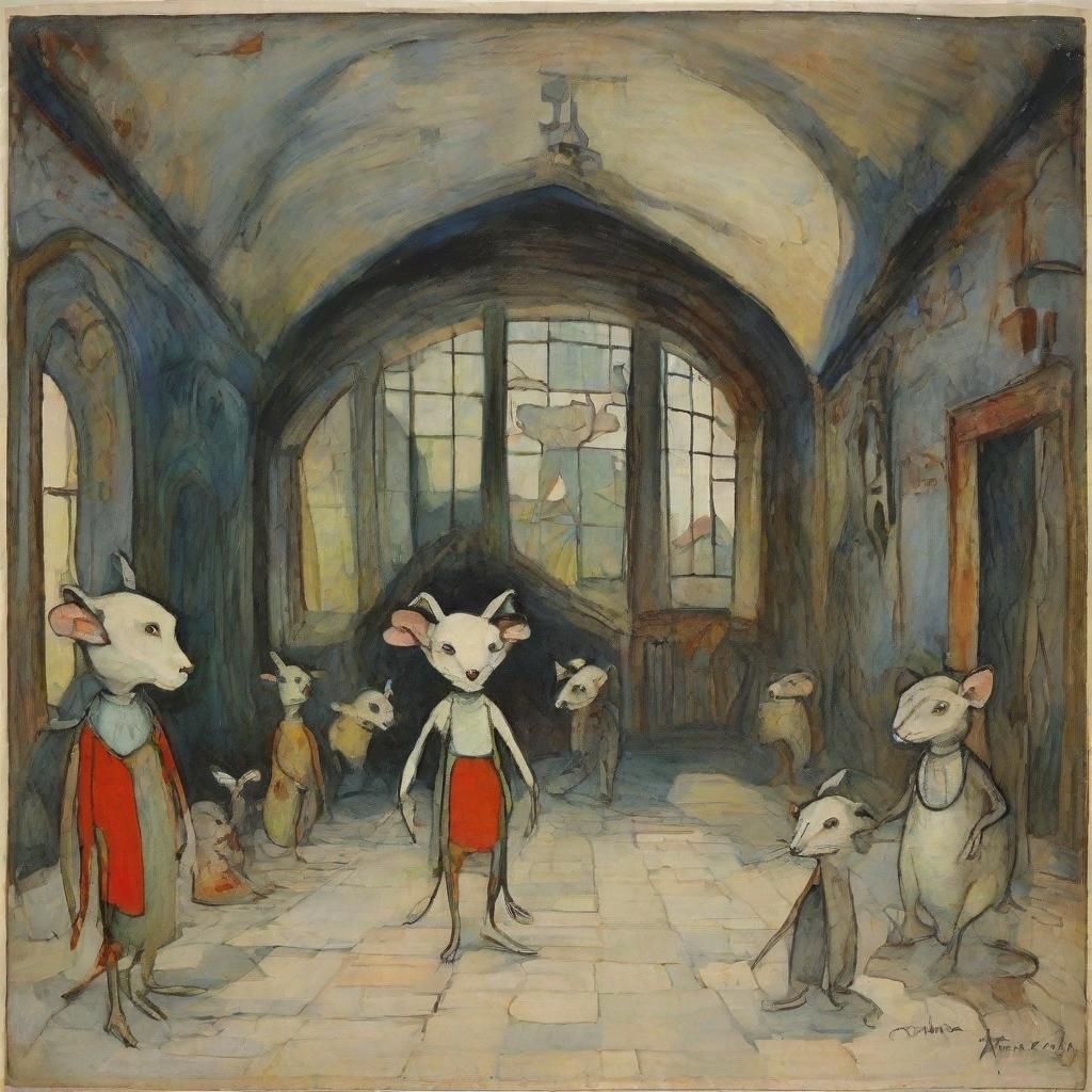 Giant alien mice in the abandoned castle Eerie encounters by Aristarkh ...