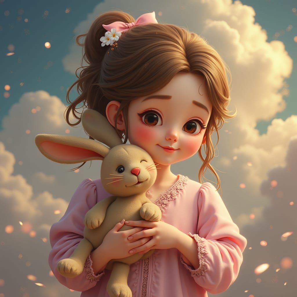 Dreamy Kindy Teacher in Enchanted Wonderland - AI Art