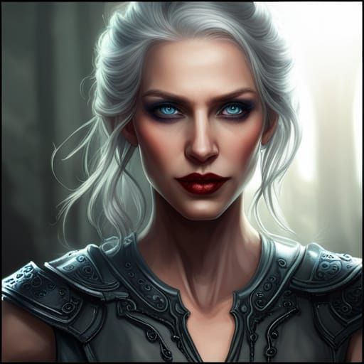 a cold and stunningly beautiful high-born female vampire noble with ...