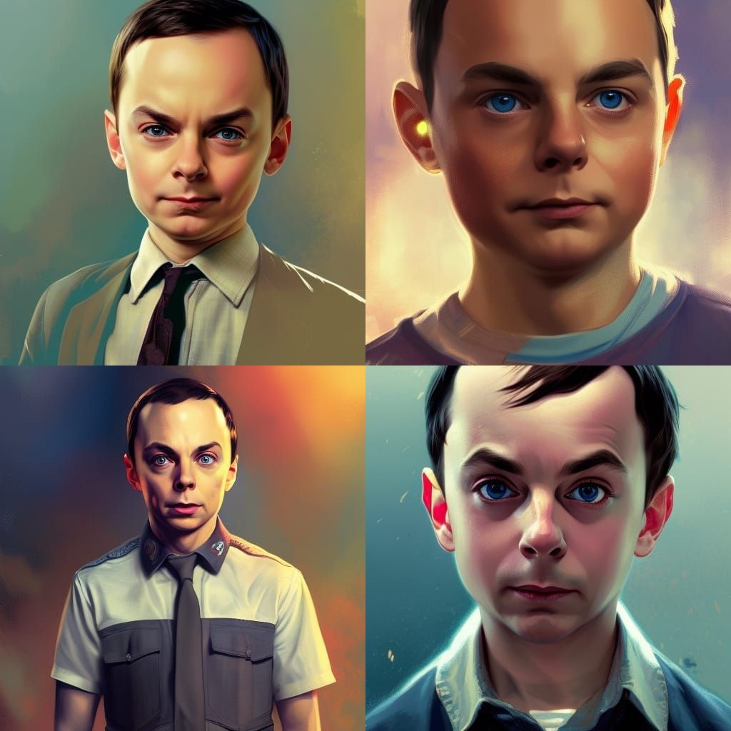 Young Sheldon - AI Generated Artwork - NightCafe Creator