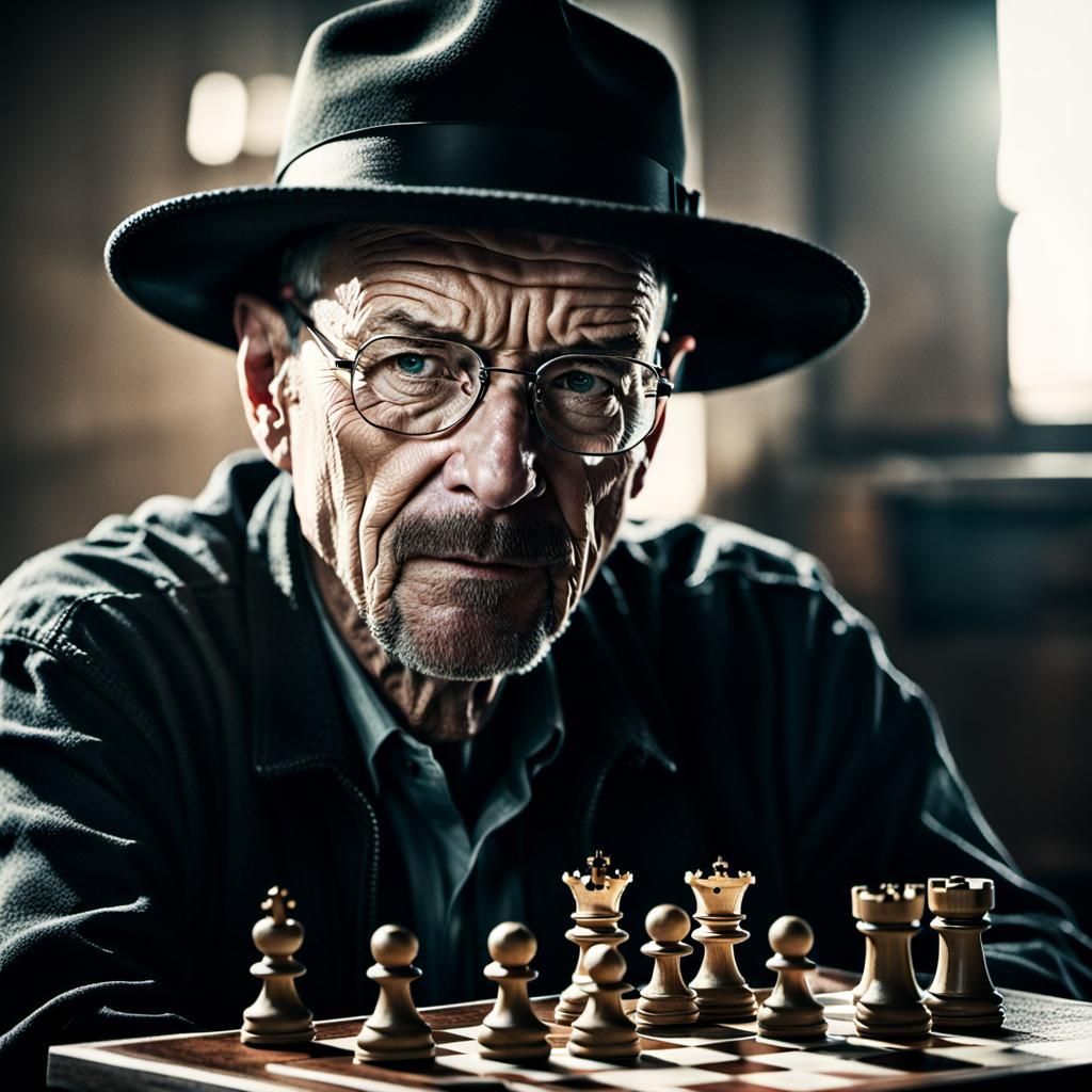 Chess Grandmaster Walter White - AI Generated Artwork - NightCafe Creator