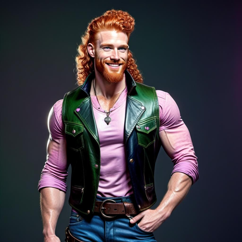Strong ginger man - AI Generated Artwork - NightCafe Creator