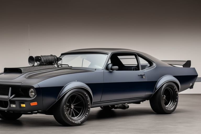 The last V8 Interceptor - AI Generated Artwork - NightCafe Creator