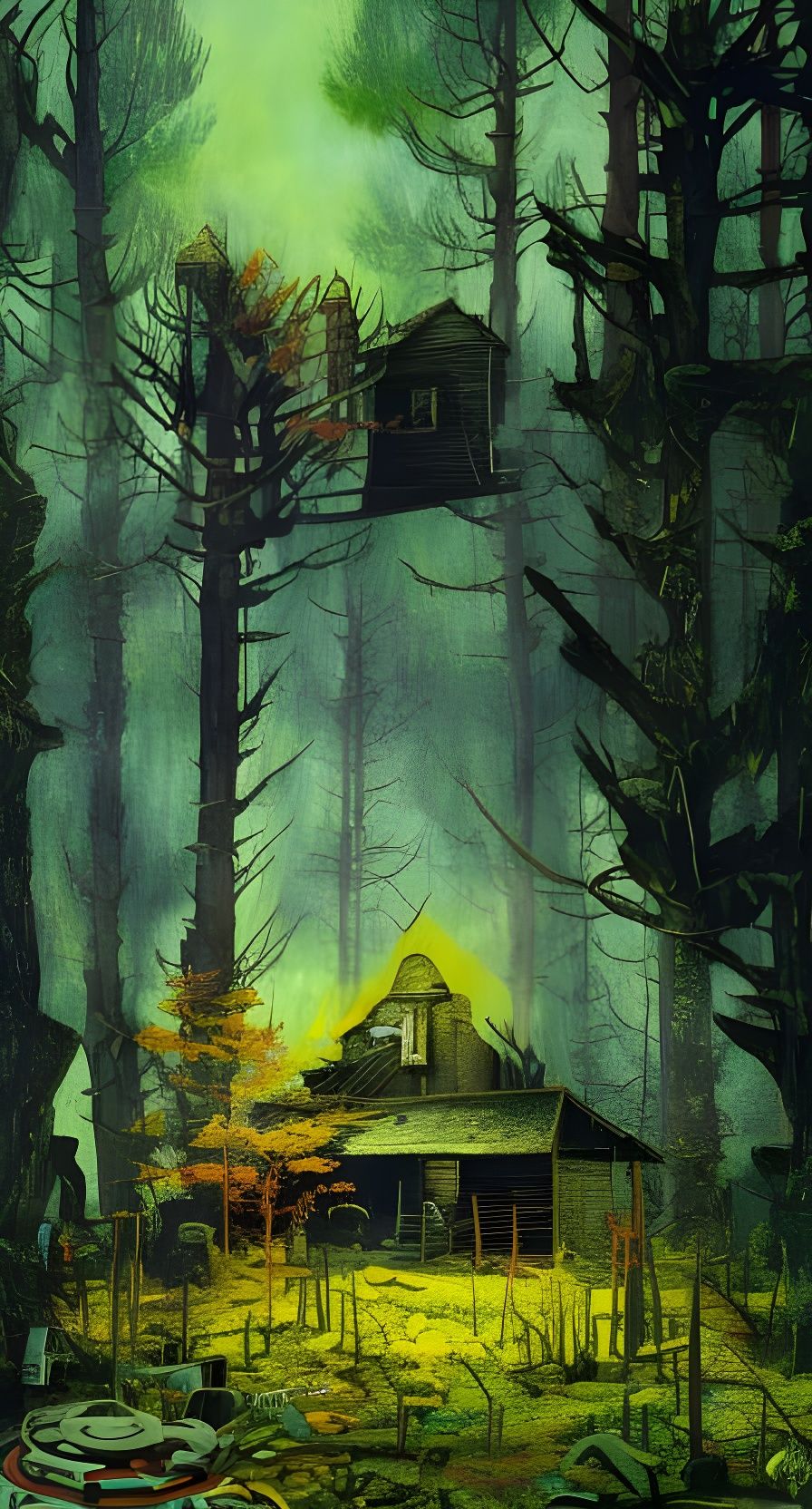 Shack of Crazy 1-4 - AI Generated Artwork - NightCafe Creator