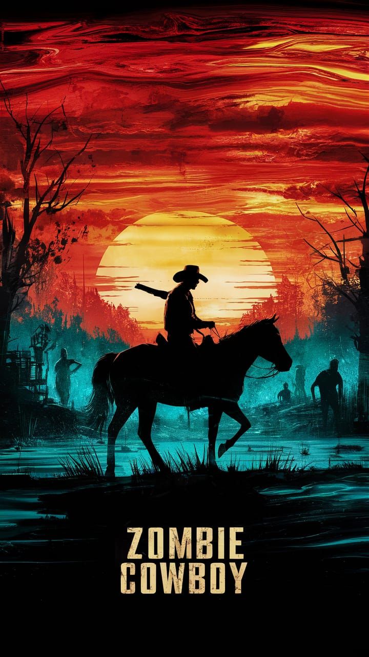 Zombie Cowboy - AI Generated Artwork - NightCafe Creator