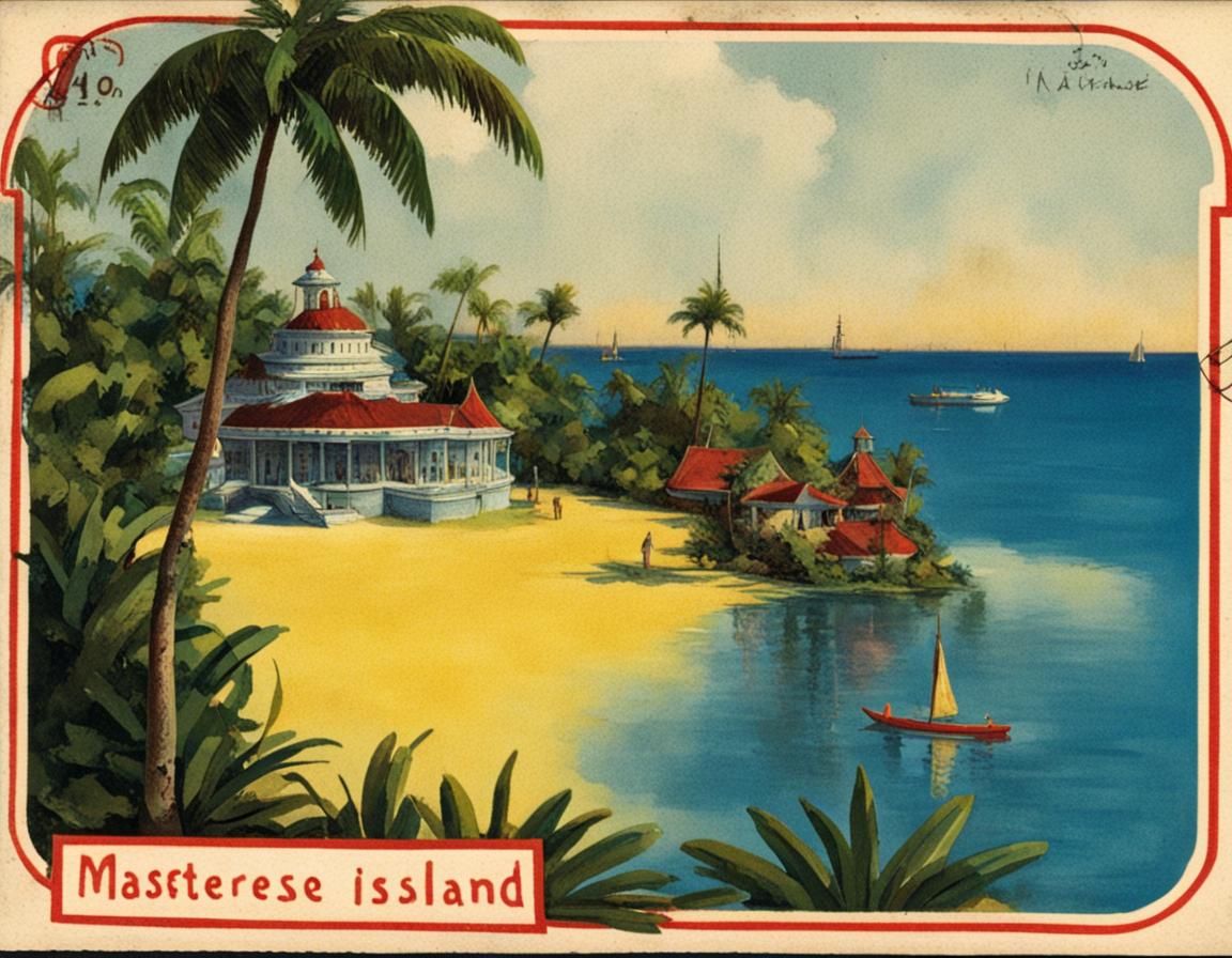 Postcard from overseas - AI Generated Artwork - NightCafe Creator