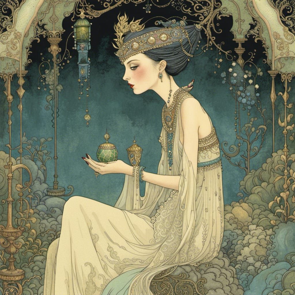 Fantasy Illustration - AI Generated Artwork - NightCafe Creator