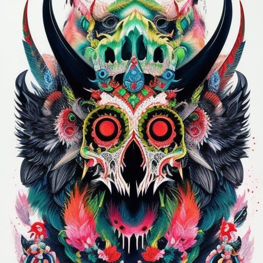 Skull? - AI Generated Artwork - NightCafe Creator