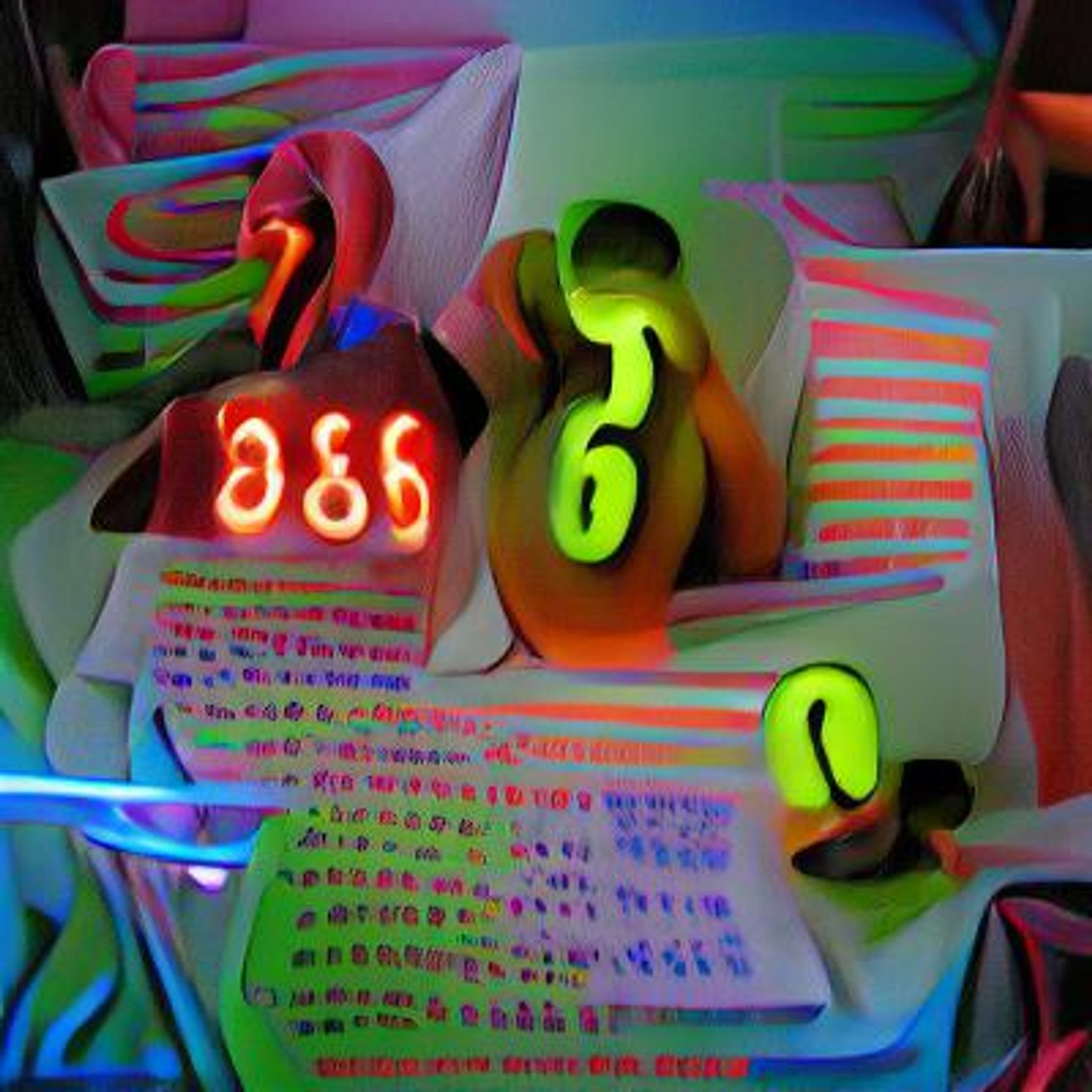 random numbers - AI Generated Artwork - NightCafe Creator