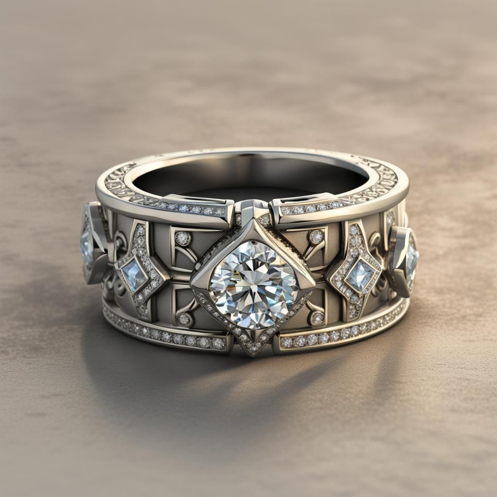 diamond archer ring inspired a kingdom - AI Generated Artwork - NightCafe Creator