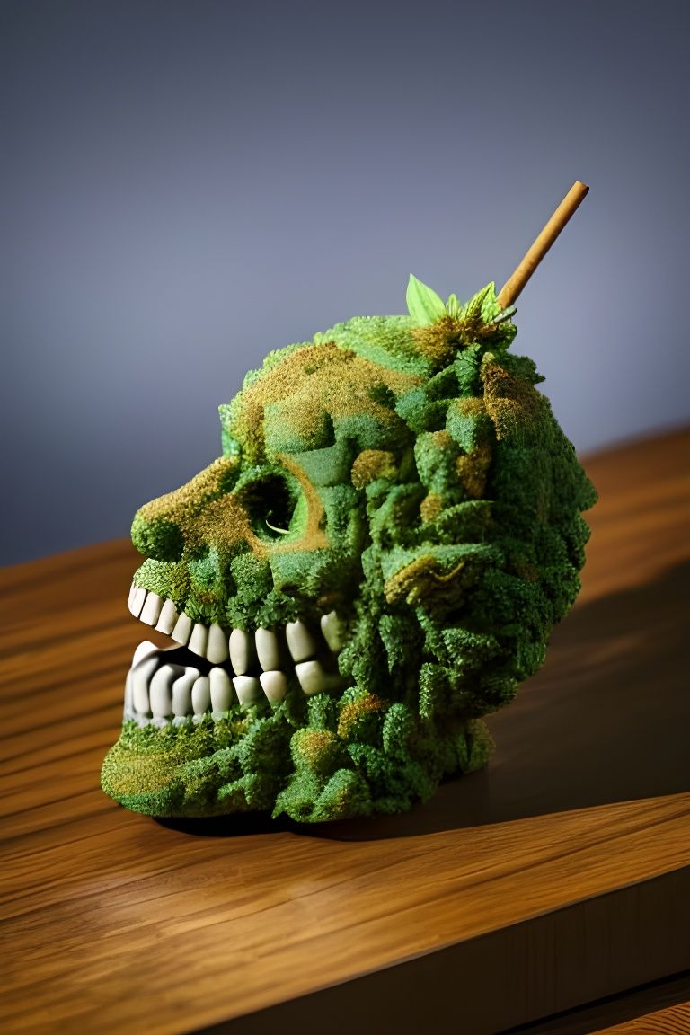 Cannabis Bud head (ahahaha!) - AI Generated Artwork - NightCafe Creator