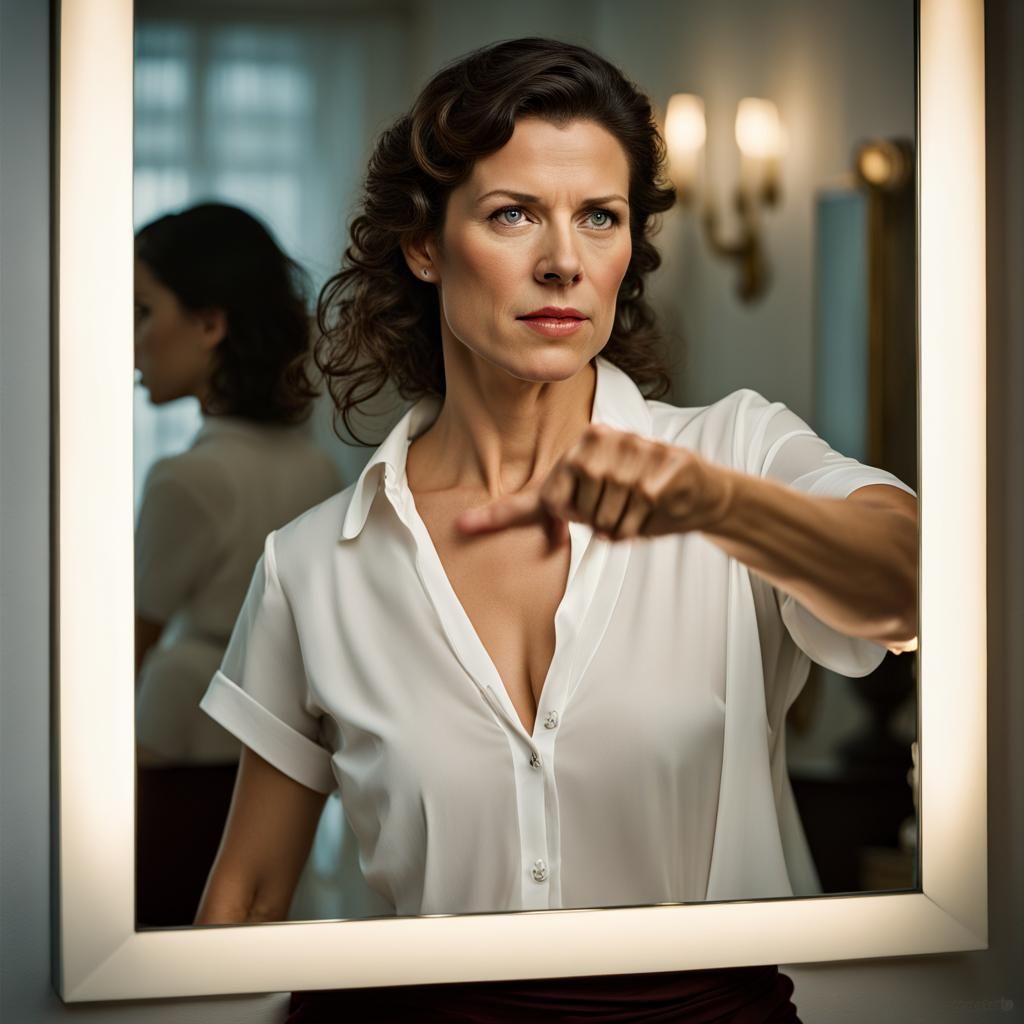 Self confident single woman - AI Generated Artwork - NightCafe Creator