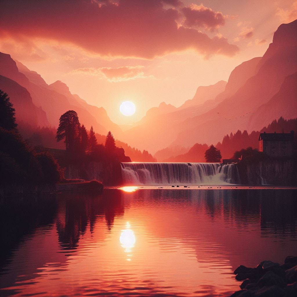 Sunset - AI Generated Artwork - NightCafe Creator