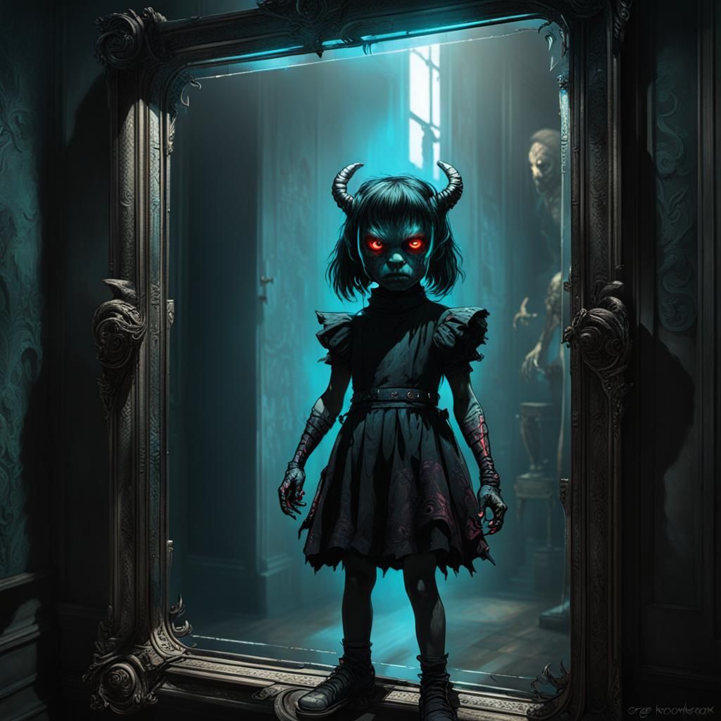 Shadow demon - AI Generated Artwork - NightCafe Creator