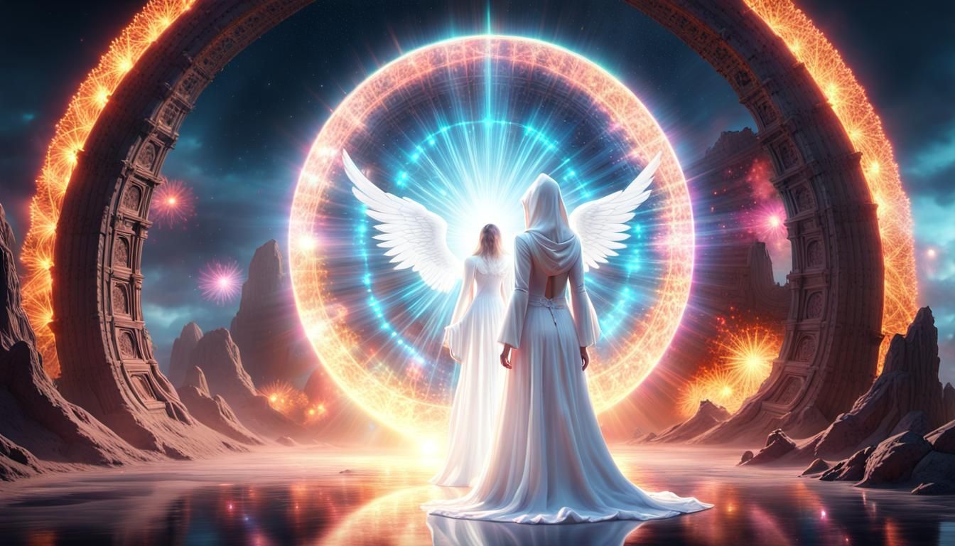 Angelical Portal - AI Generated Artwork - NightCafe Creator