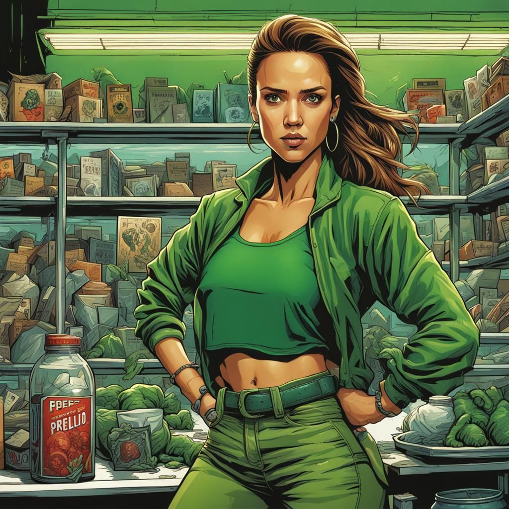 jessica alba - AI Generated Artwork - NightCafe Creator