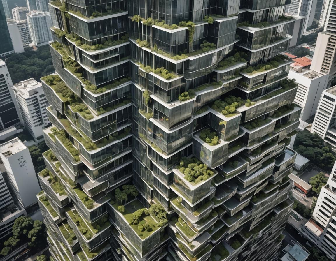 100 storeys Corporate Office in KLCC Kuala Lumpur - Concept development ...