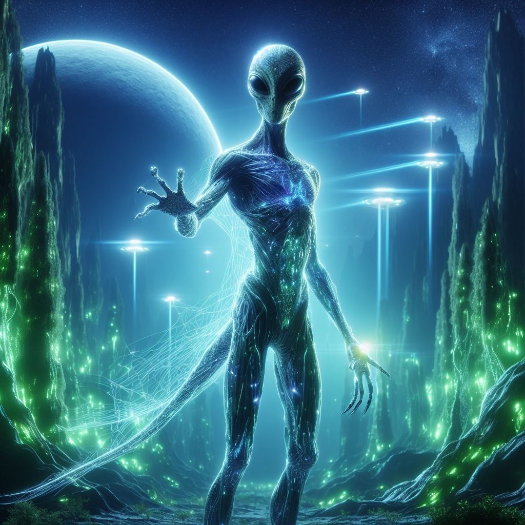 Alien Invasion - AI Generated Artwork - NightCafe Creator