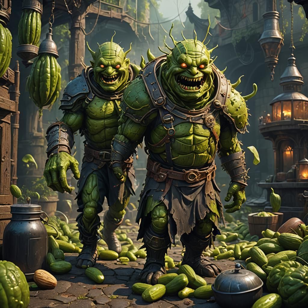 Pickles man - AI Generated Artwork - NightCafe Creator