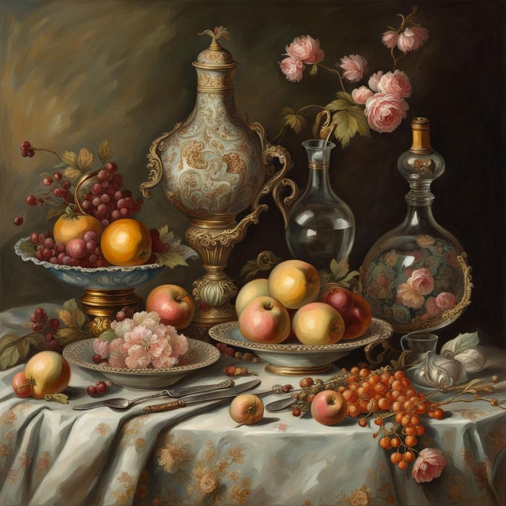 Still life - AI Generated Artwork - NightCafe Creator