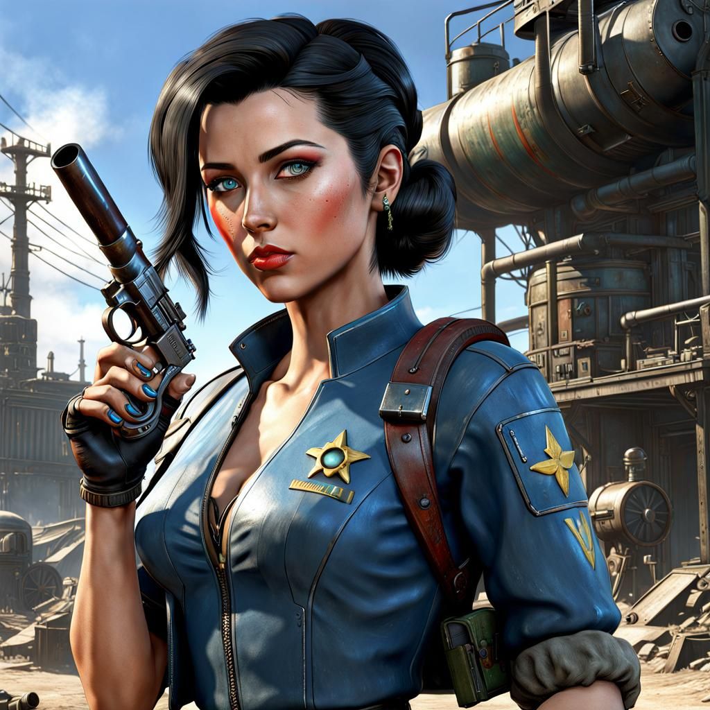 Piper from Fallout 4 - AI Generated Artwork - NightCafe Creator