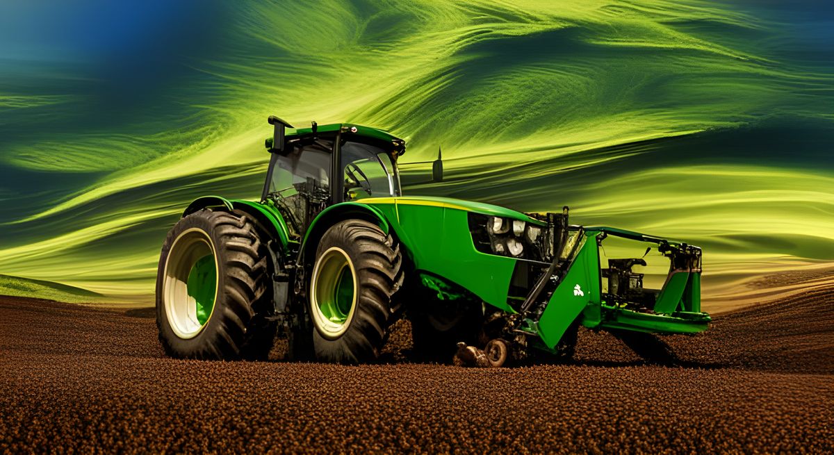 A John Deere tractor restomod - AI Generated Artwork - NightCafe Creator