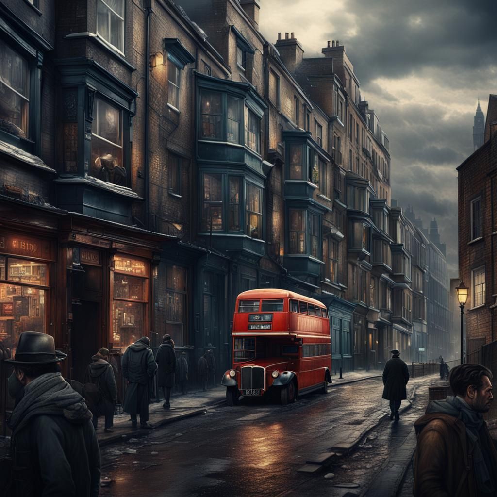London ghettos - AI Generated Artwork - NightCafe Creator