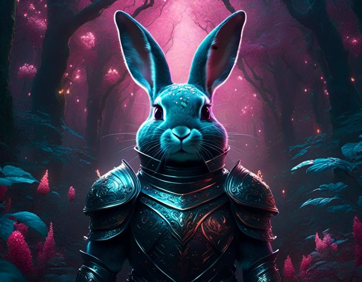 Rabbit knight - AI Generated Artwork - NightCafe Creator