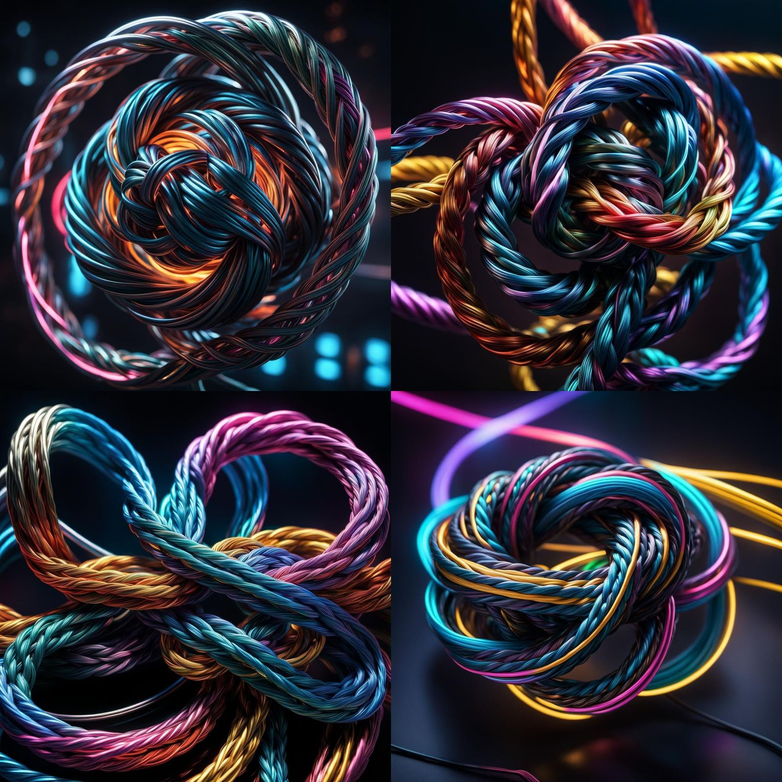 Untangle This - The Gordion Cable - AI Generated Artwork - NightCafe ...