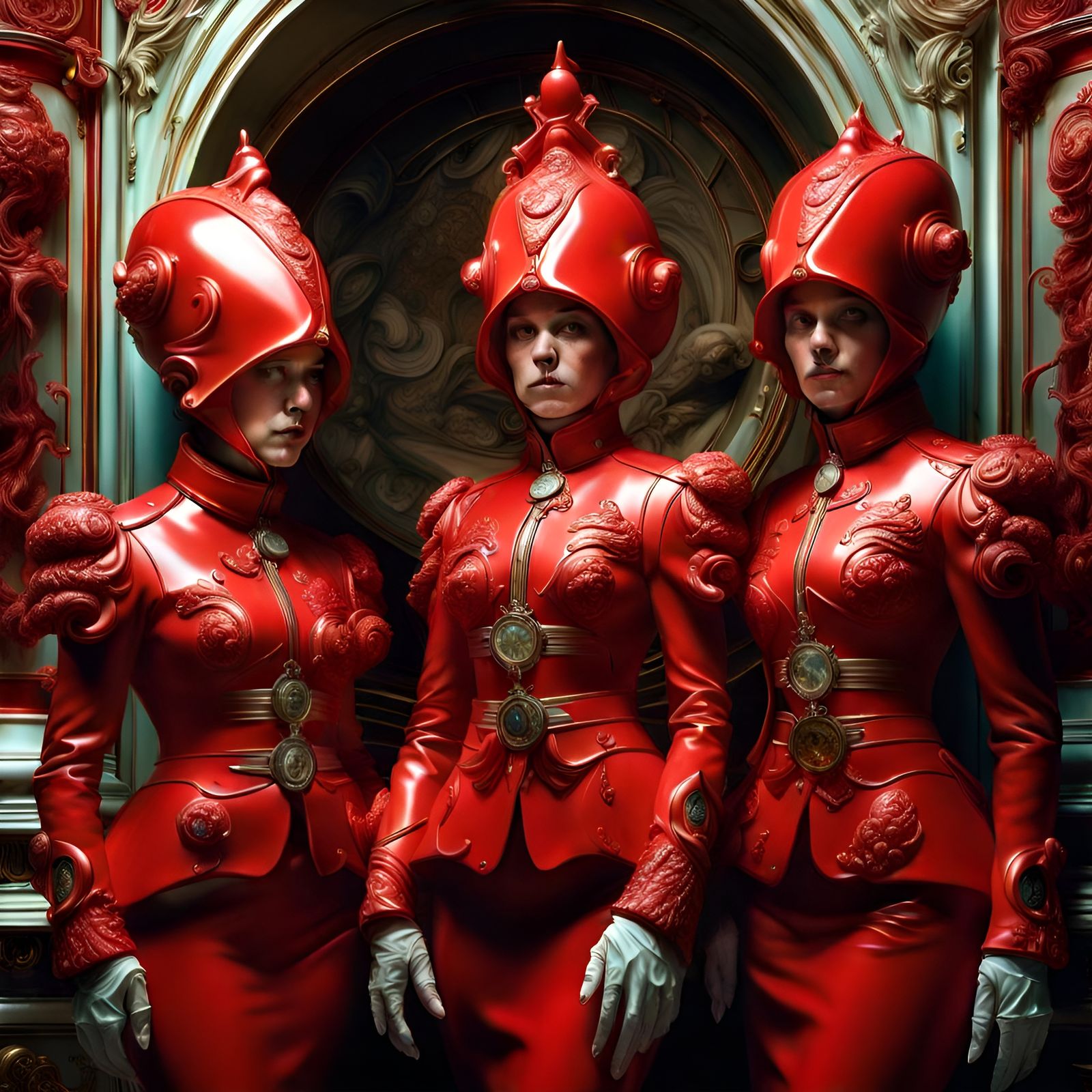 Red Guard II - AI Generated Artwork - NightCafe Creator