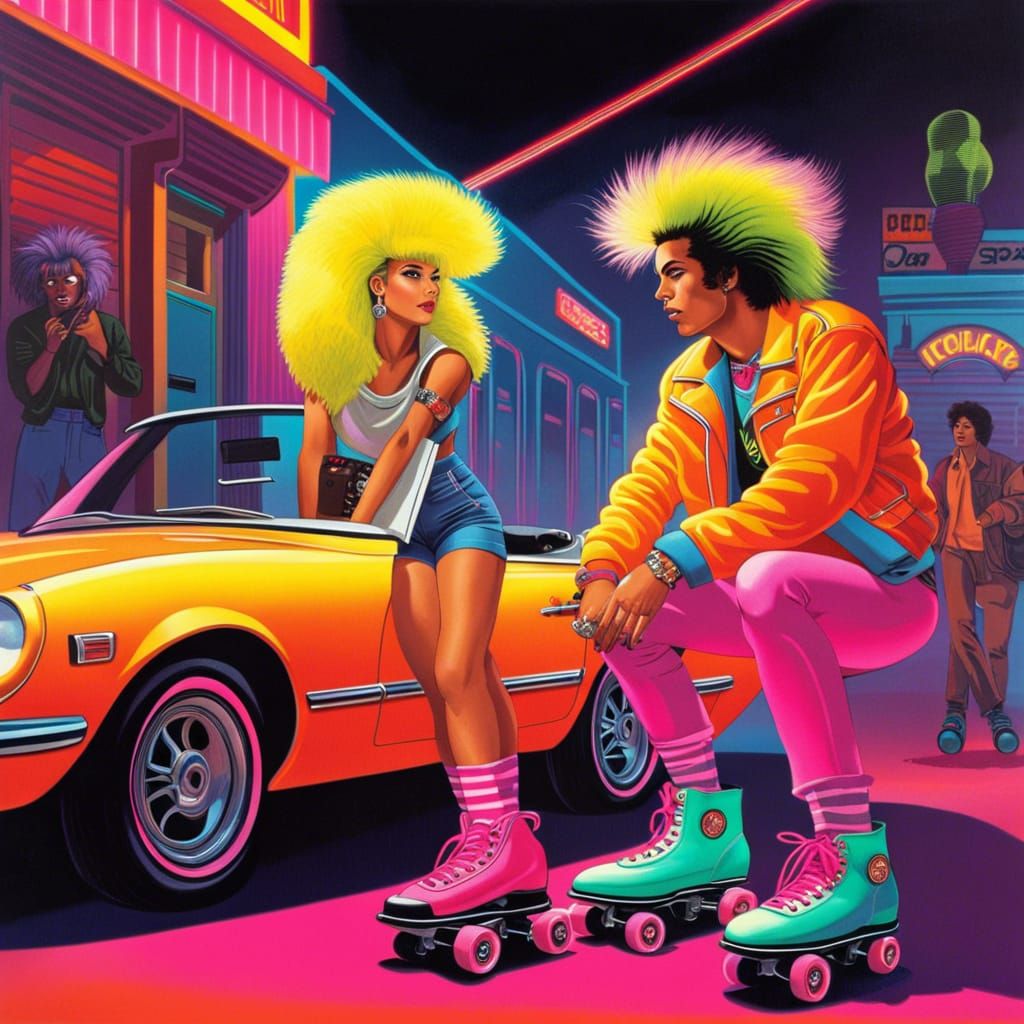 '80s Decade - AI Generated Artwork - NightCafe Creator