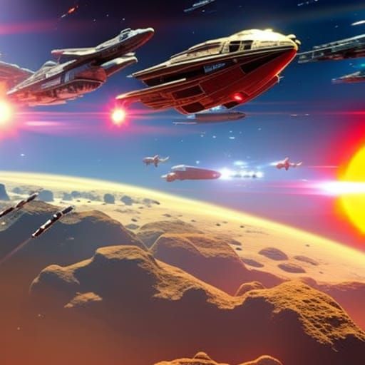 Fleet Prepares - AI Generated Artwork - NightCafe Creator