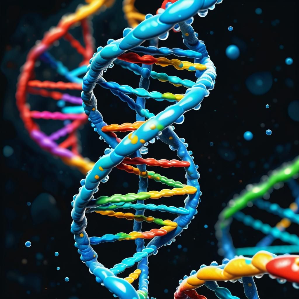 DNA - AI Generated Artwork - NightCafe Creator