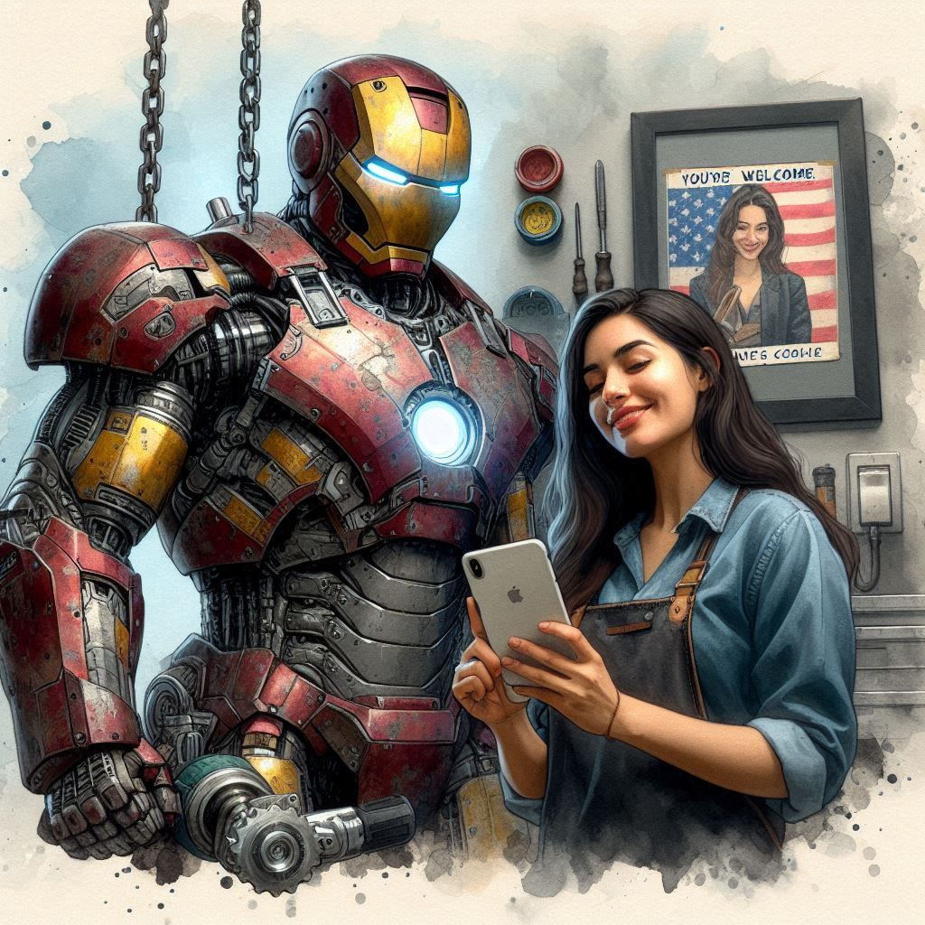 ROSA - Exoskeleton Engineer - AI Generated Artwork - NightCafe Creator