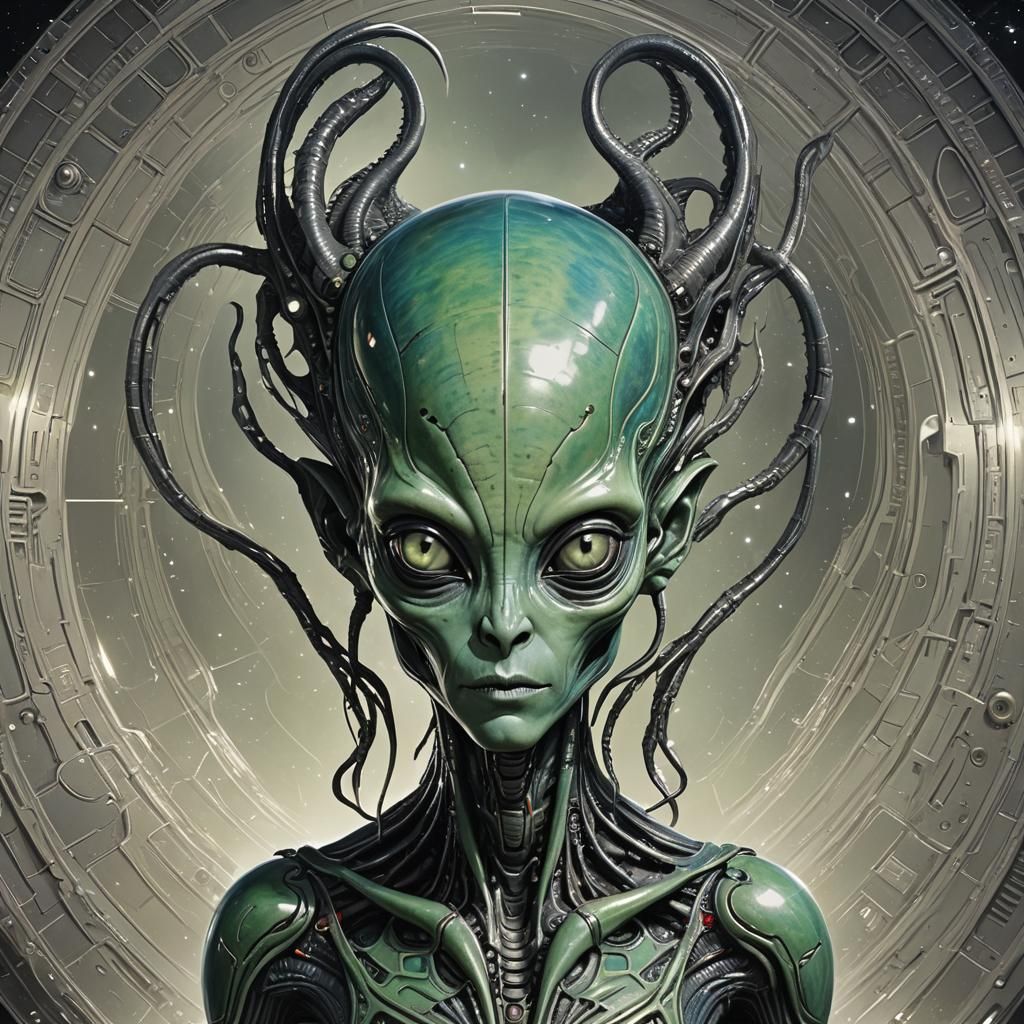 Beautiful alien - AI Generated Artwork - NightCafe Creator