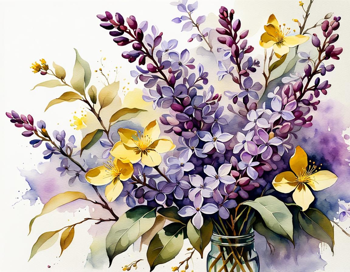 Almost Lilac Time! - AI Generated Artwork - NightCafe Creator