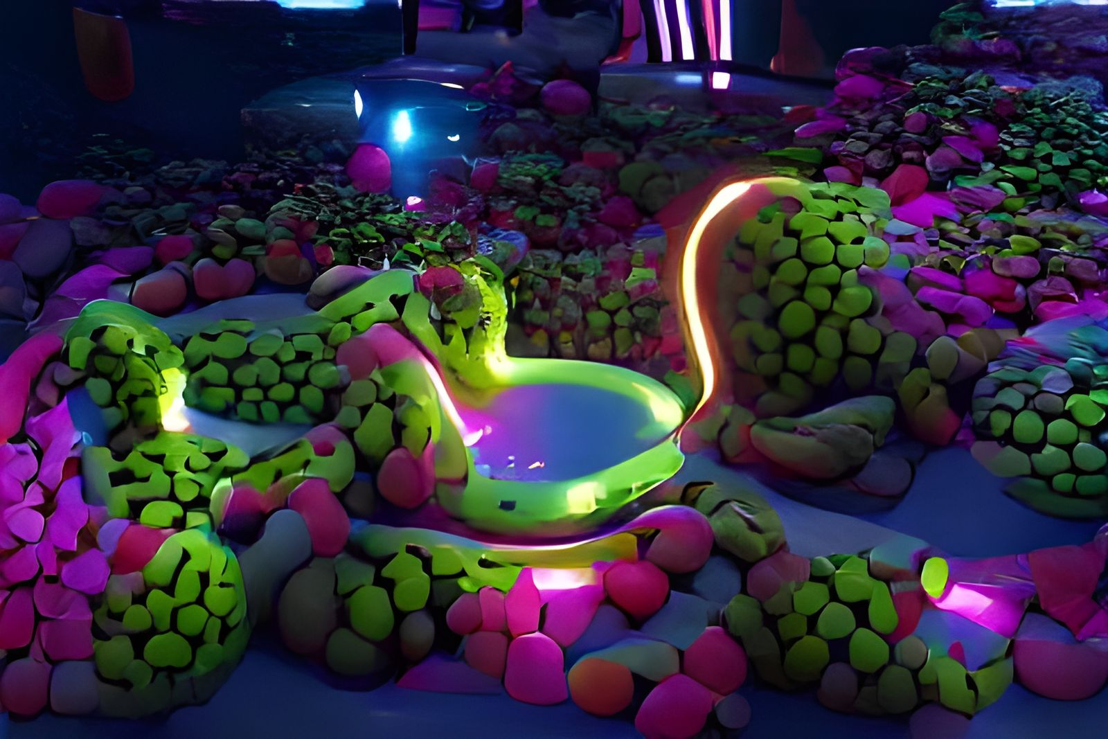 Pool of Acid - AI Generated Artwork - NightCafe Creator