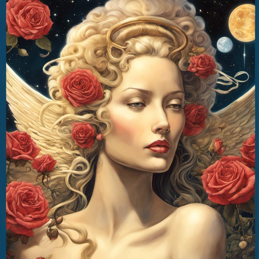 Angel Goddess Gloria - AI Generated Artwork - NightCafe Creator