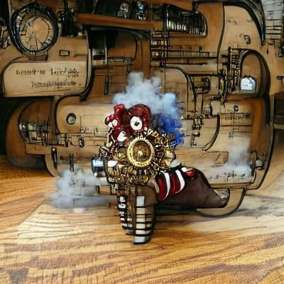 Steampunk raggedy Ann - AI Generated Artwork - NightCafe Creator