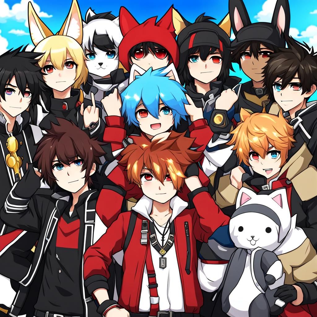 A Roblox Boy Furry Group Icon - AI Generated Artwork - NightCafe Creator