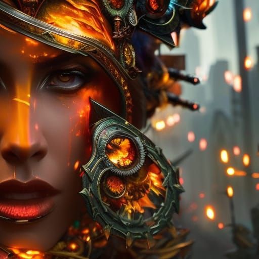 Touch of Fire - AI Generated Artwork - NightCafe Creator