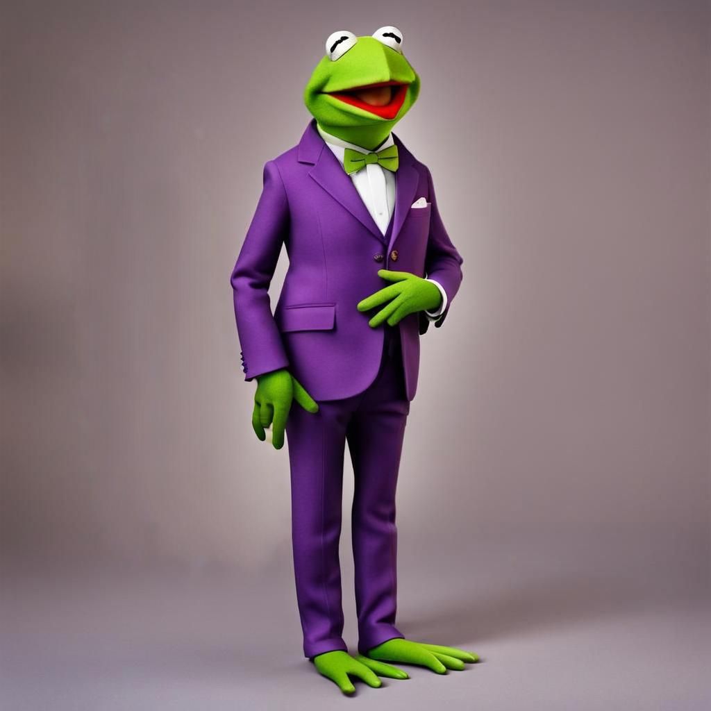 Dashing kermit - AI Generated Artwork - NightCafe Creator